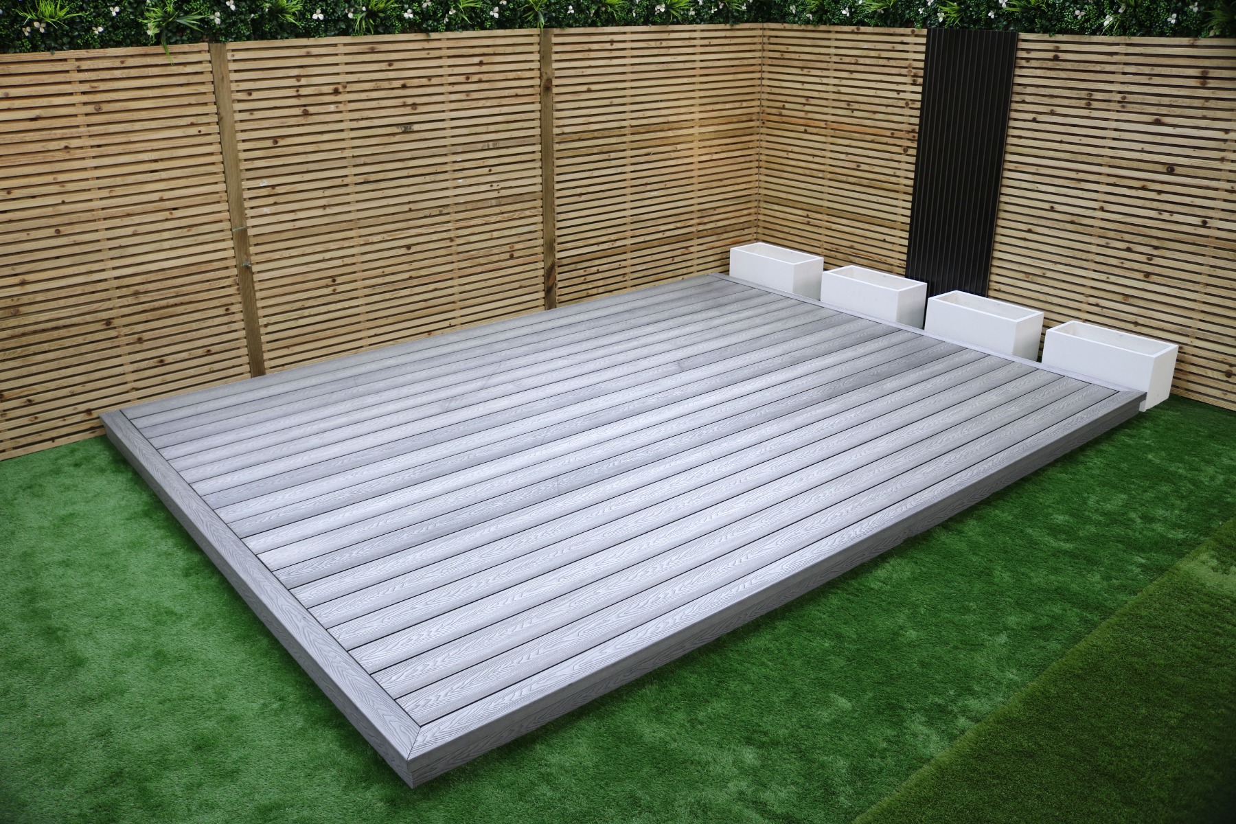 Fully Finished Cool Grey Decking Kits - Fully Finished Composite ...