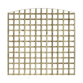 6 ft x 2 ft Standard Trellis Panel Arched Top
