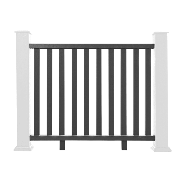 Charcoal - Premium Composite Balustrade Railing Kit