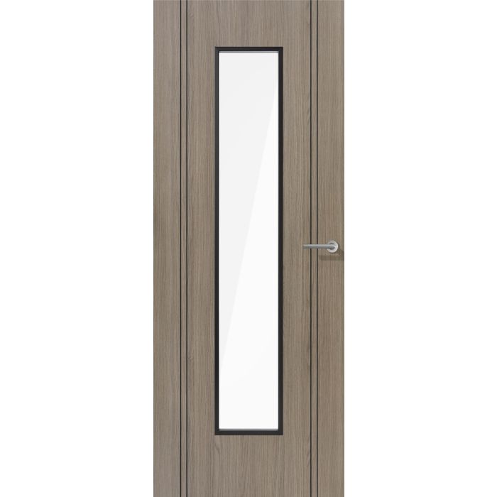 LPD Internal Laminate Light Grey Monaco Glazed Door