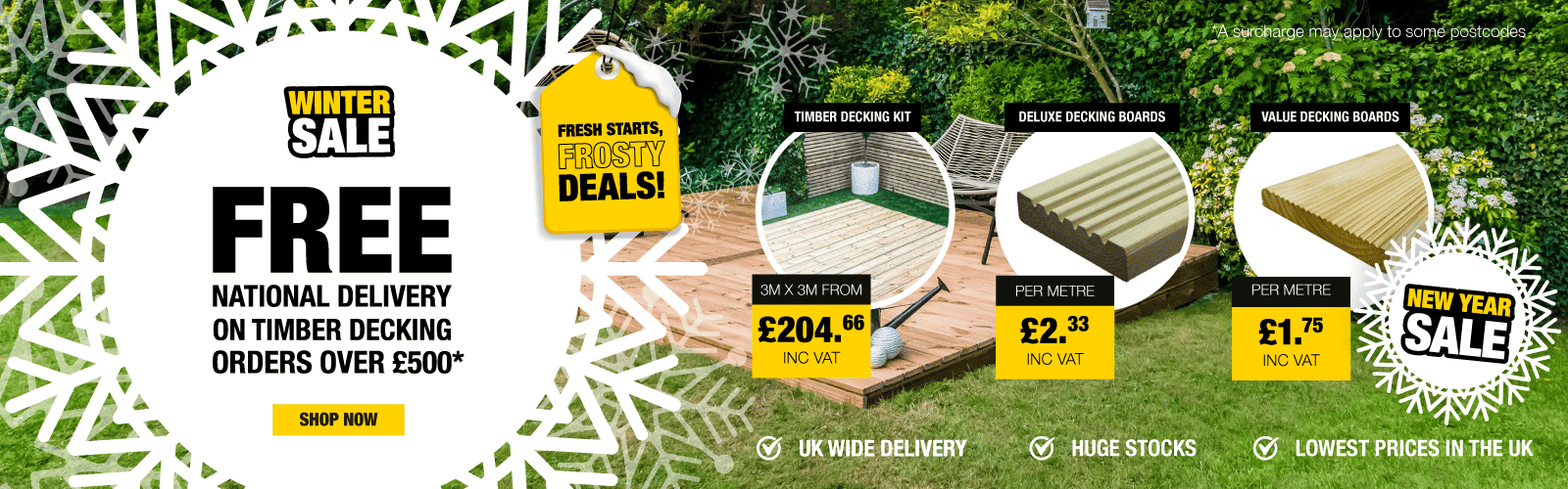 Decking | Cheap Garden Decking | Buy Online | Savoy Timber